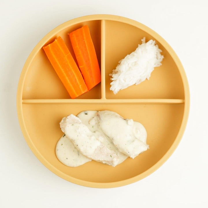 Dragonkyckling med ris och morötter – Knatteplock